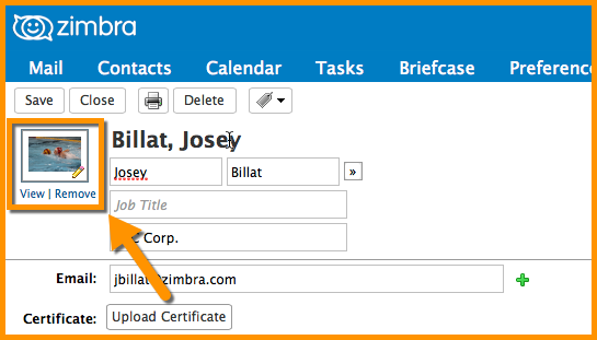 Did You Know: Adding a Photo to a Zimbra Contact - Zimbra : Blog