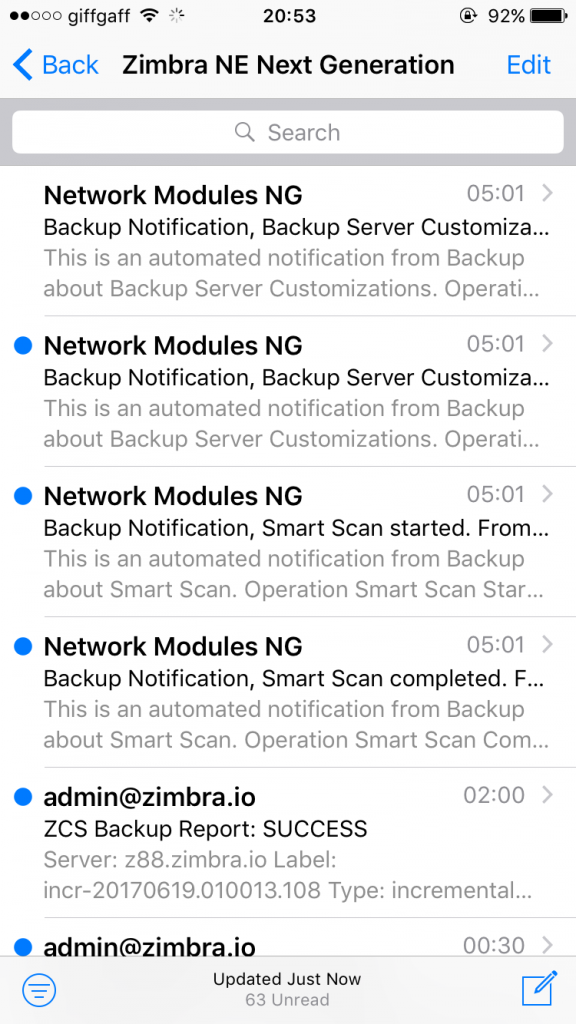 Shared resources synchronization for ActiveSync new in Zimbra ...