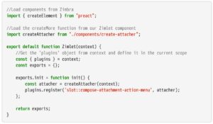 Zimbra SkillZ: Adding Attachments from a Zimlet - Zimbra : Blog