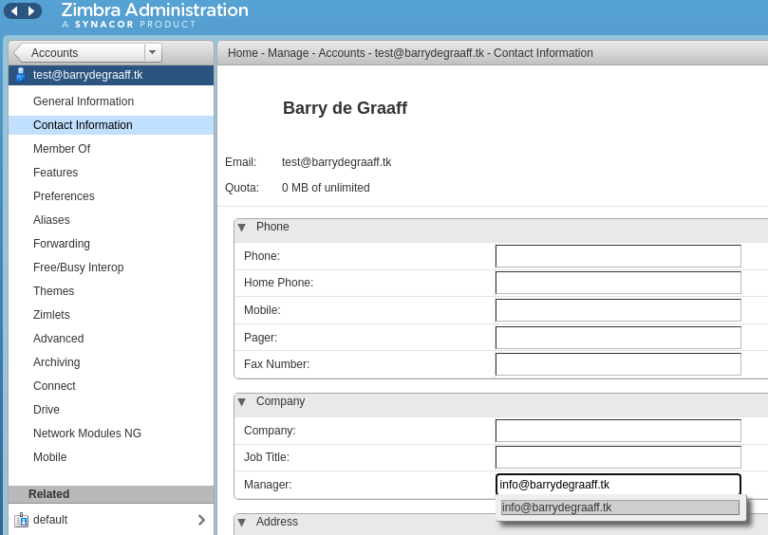 Zimbra SkillZ: The Organization Chart Zimlet is Here! - Zimbra : Blog