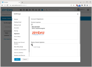 Image in email signature Zimlet - Zimbra : Blog