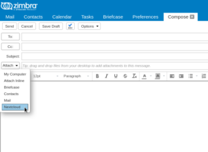 Introducing new Nextcloud Zimlet for Classic UI - Zimbra : Blog