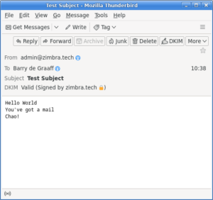 Using Sieve to send email notifications - Zimbra : Blog