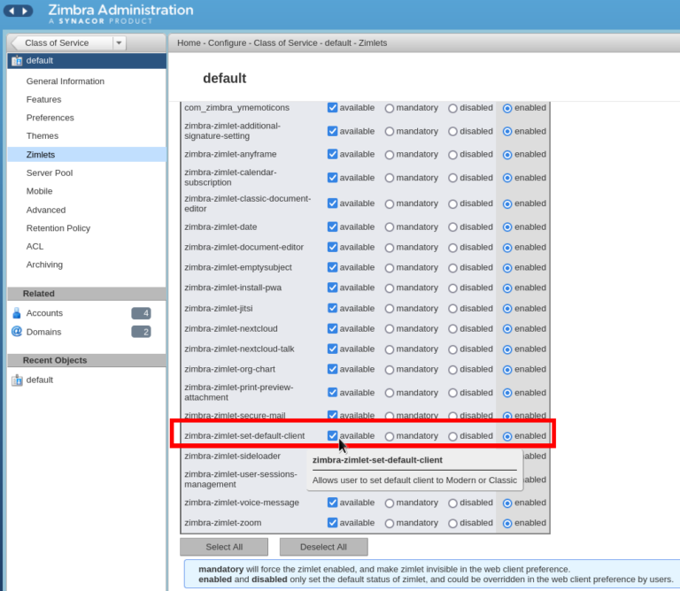 How to enable the option to go to Classic UI from the Modern UI gear ...