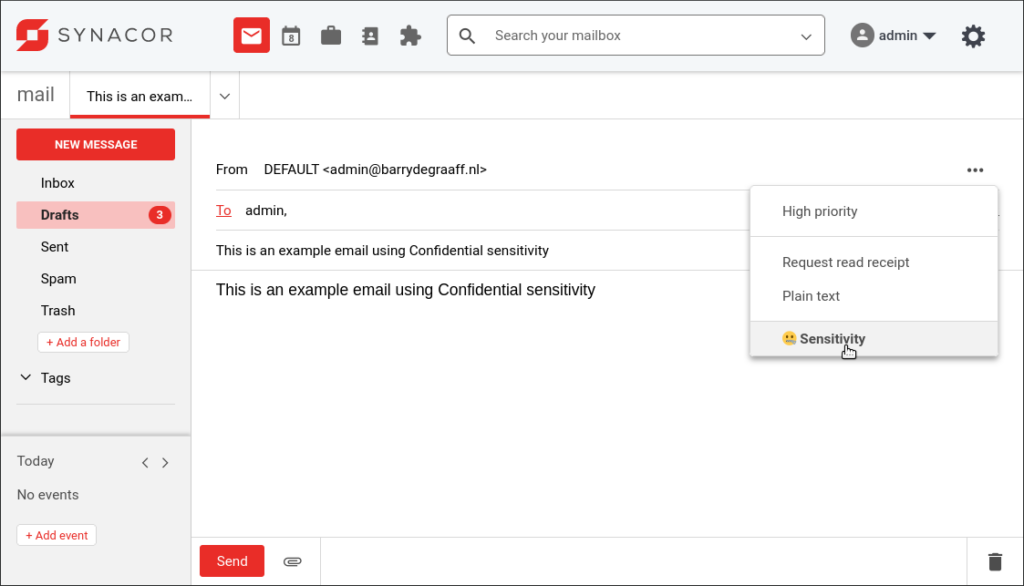Introducing Confidential header Zimlet for Modern UI - Zimbra : Blog