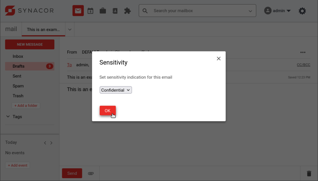 Introducing Confidential header Zimlet for Modern UI - Zimbra : Blog