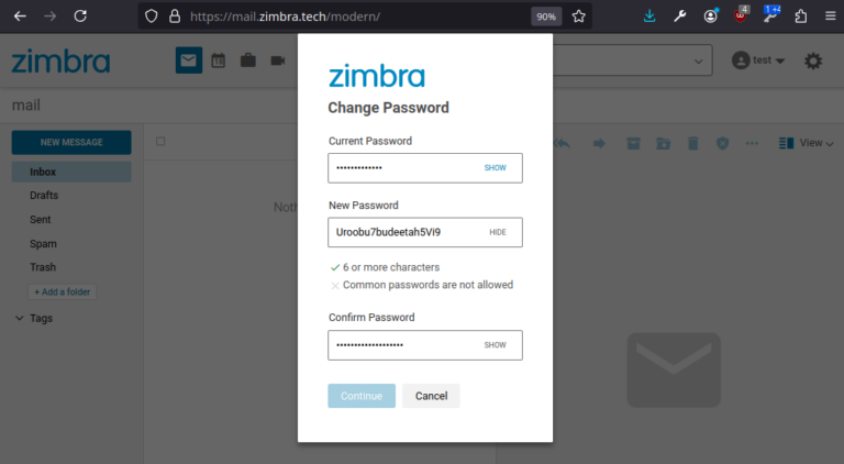 Enhance password security by rejecting common and leaked passwords - Zimbra : Blog